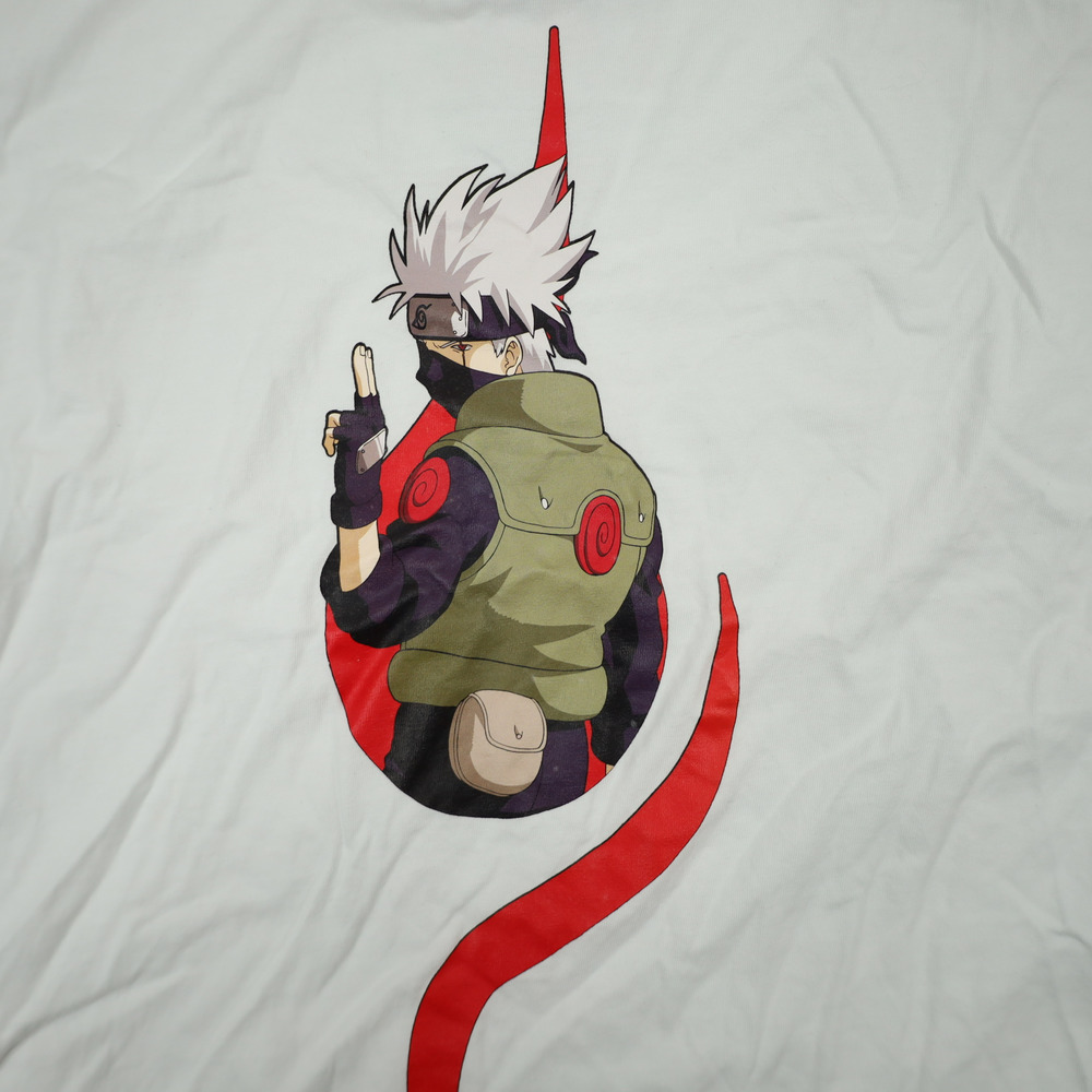 Vintage 2002 Bershka X Naruto Kakashi Graphic T Shirt - Gem